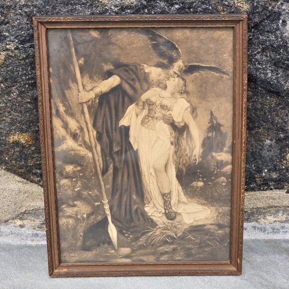 Franz Hanfstaengl | Art | Wotans Farewell To Brunhilde By Ferdinand ...